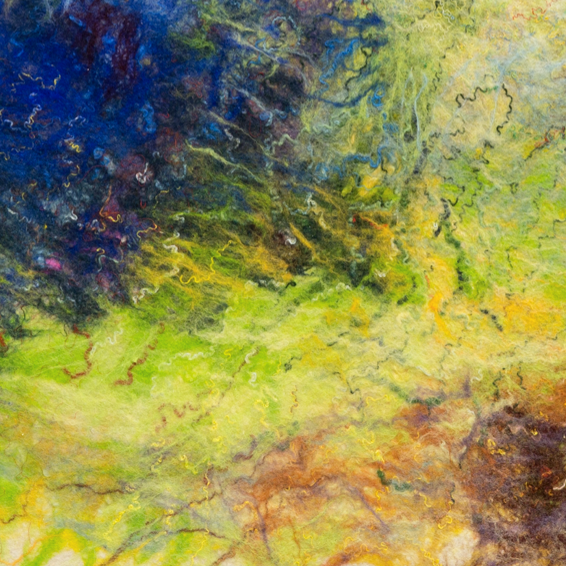 Coloured marks in Felt Making met Jeanette Appleton | Hawar